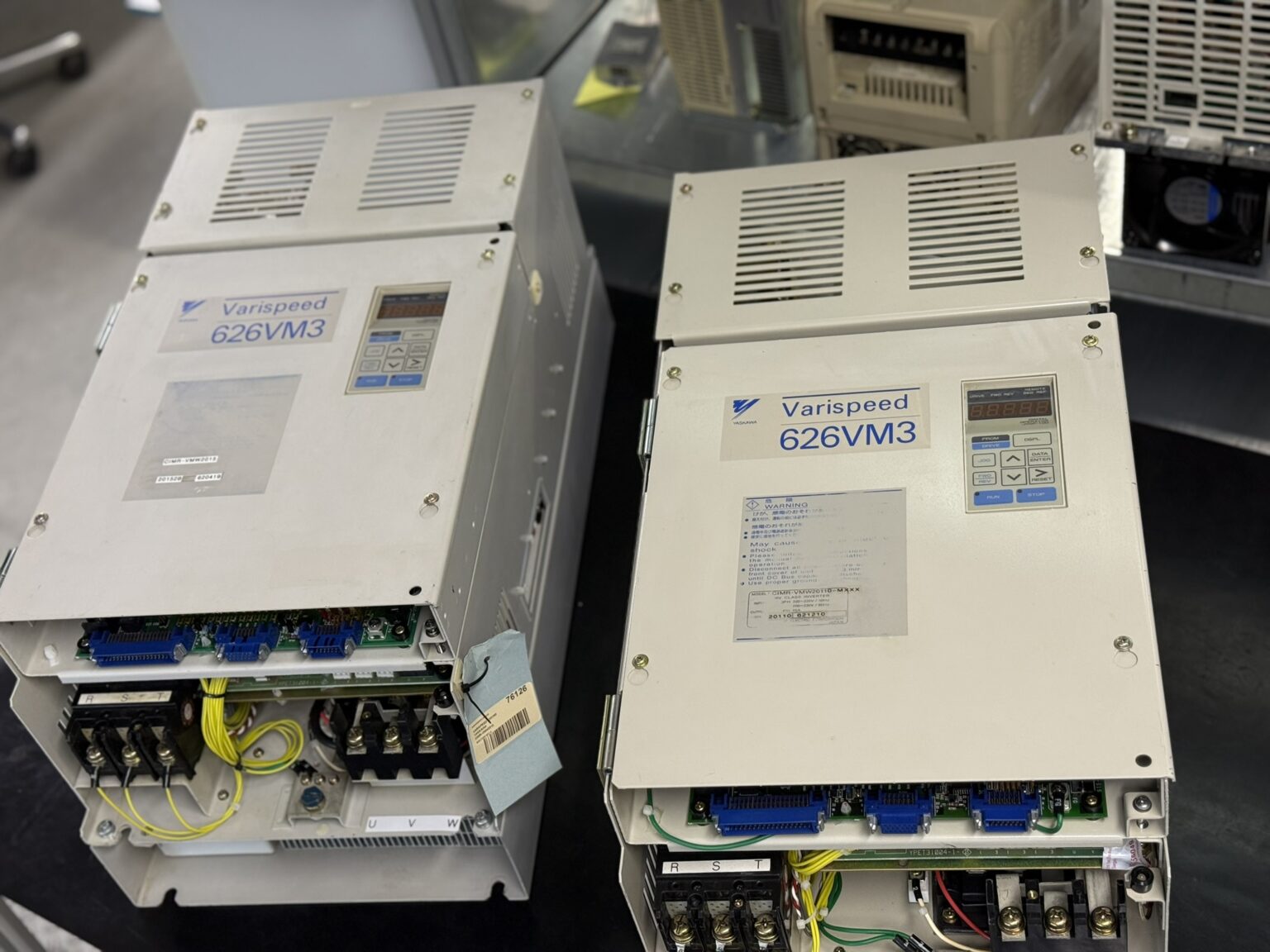 Yaskawa Spindle Drives CIMR-VMW2011 and CIMR-VMW2015 with overcurrent ...