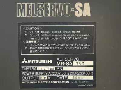 Mitsubishi MR-SA702 Servo Driver