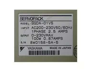 Yaskawa SGDA-01VS Servopack